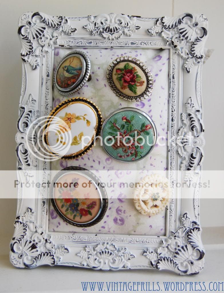 Framing My Favourite Brooches • Vintage Frills