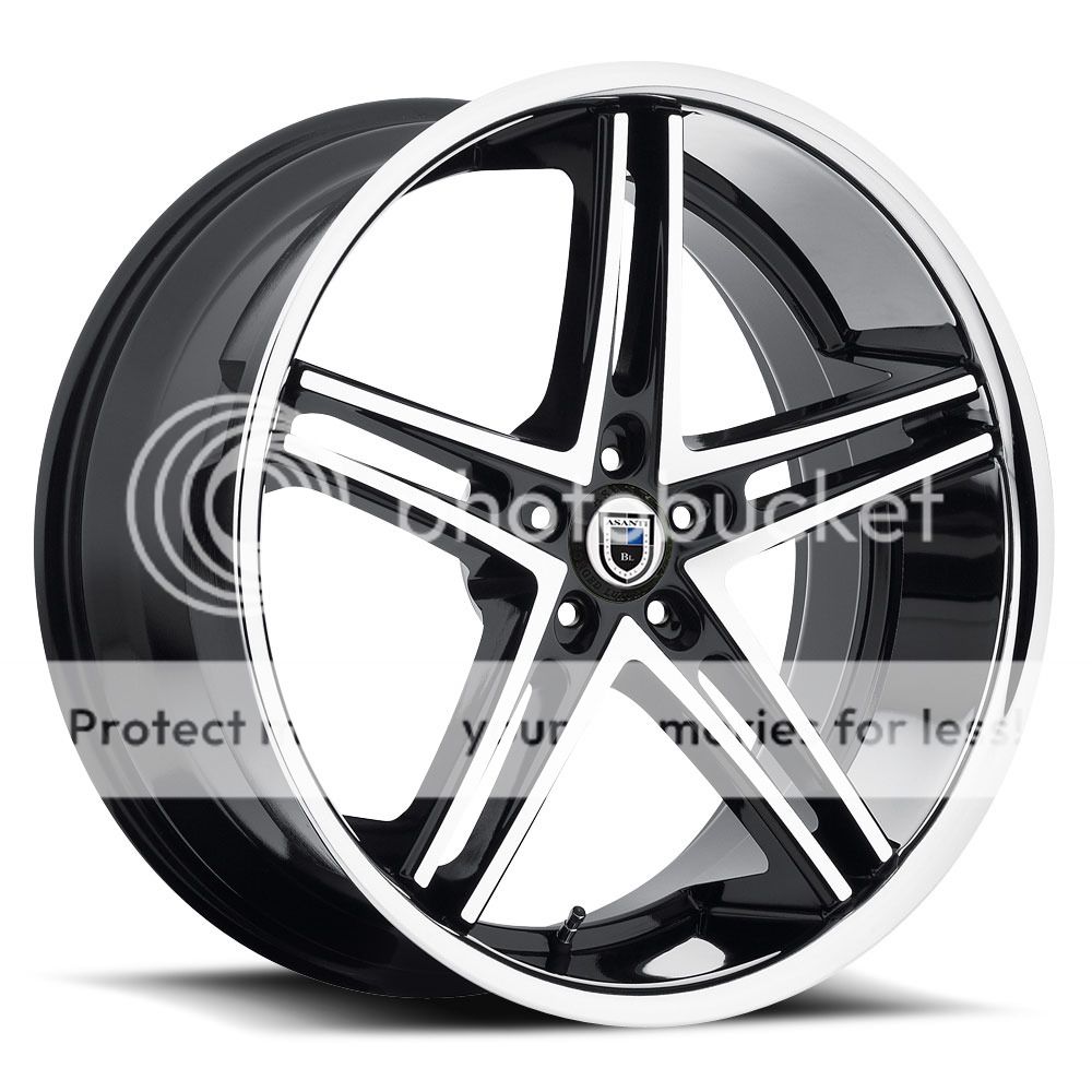 22 inch 22x9 ASANTI ABL-7 BLACK wheel rim 5x120 +15 | eBay