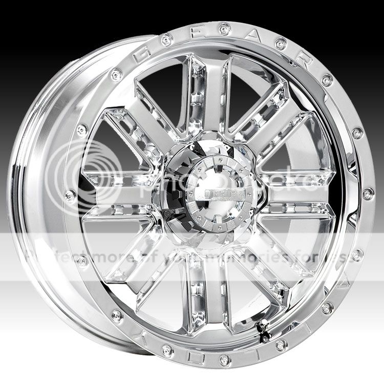 17 inch 17x9 Gear Alloy Nitro chrome wheel rim 5x5.5 5x139.7 +10 | eBay