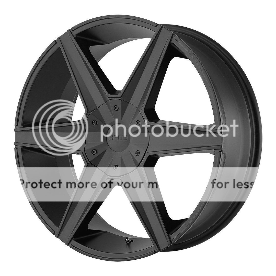 22 inch 22x9 HELO HE887 BLACK wheel rim 5x5 5x127 +38 | eBay