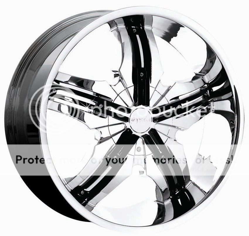 18 inch 18x7.5 Pinnacle Venice Chrome wheel rim 4x100 +40 | eBay