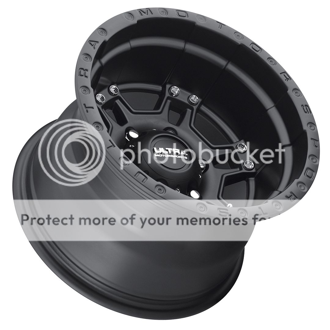 15 inch 15x10 Ultra Mongoose Satin Black wheel rim 5x5.5 5x139.7 -44 | eBay