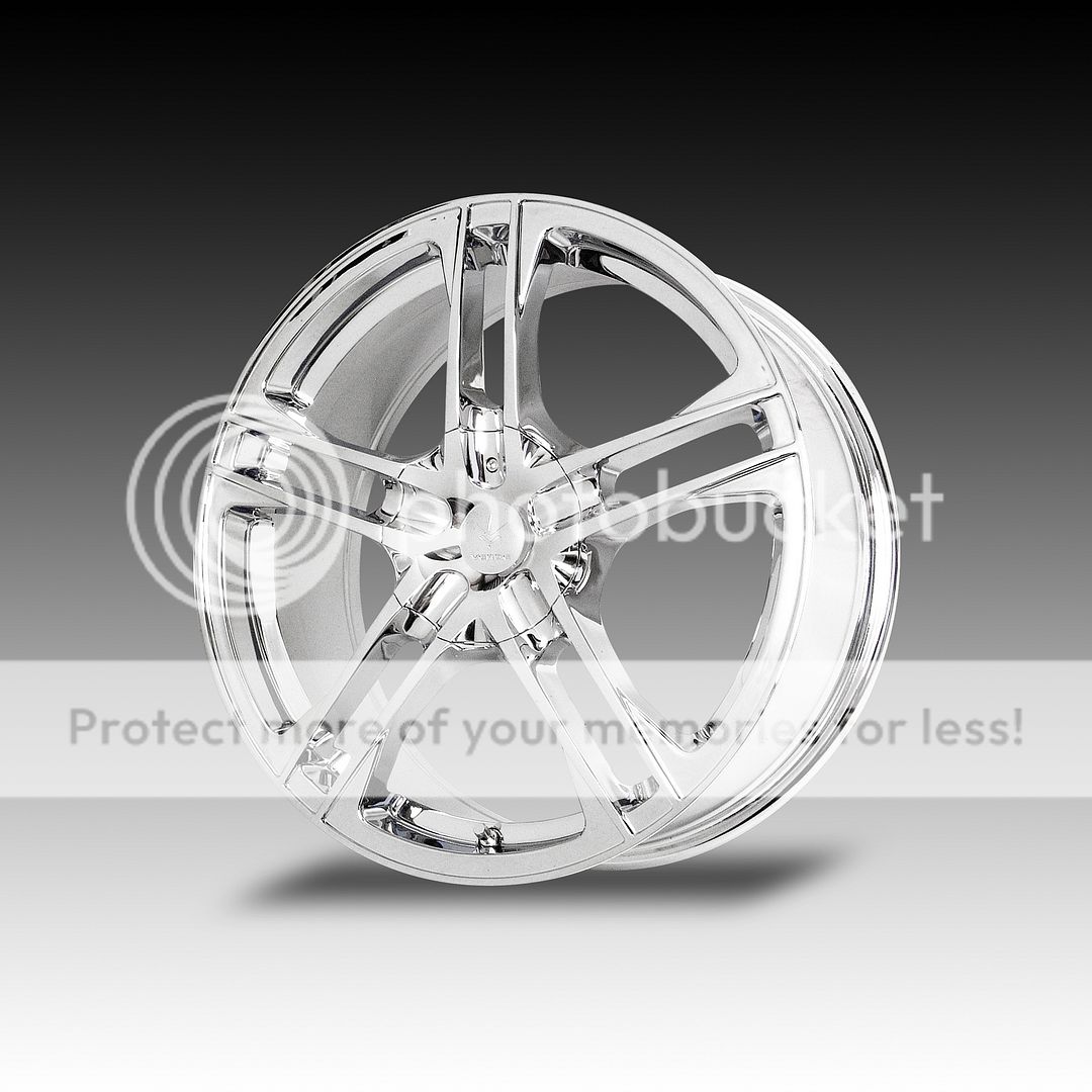 16 inch 16x7 Verde Protocol chrome wheel rim 5x100 +40 | eBay